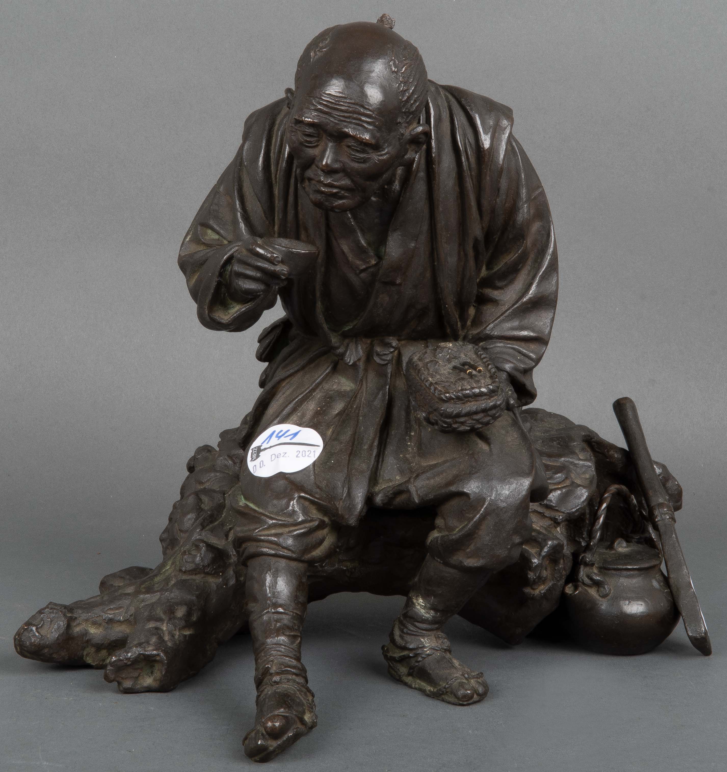 Rastender Bauer. Japan. Mit einer - auctions & price archive